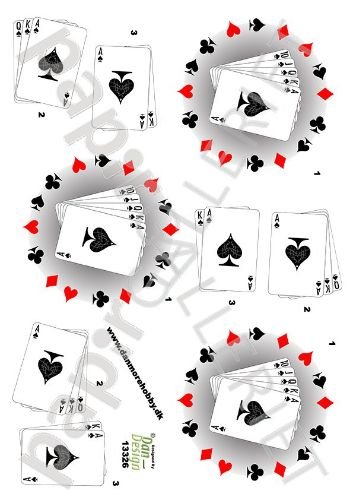 3D Ark Dan-Design Spillekort 13326 - Job/Hobby - Papirgalleriet