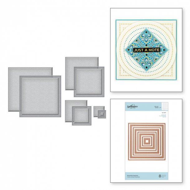 Spellbinders Essential Squares Dies - Spellbinders - Papirgalleriet