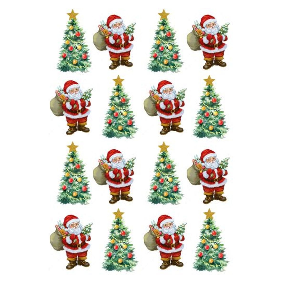Stickers Glimmer Julestickers Julemand & Juletræ - Stickers ...