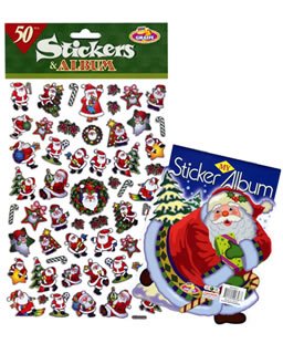 Stickers Jul Album med Stickers - 2020463 - Stickers/Selvklæbende ...