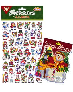 Stickers Jul Album med Stickers - 2020464 - Stickers/Selvklæbende ...