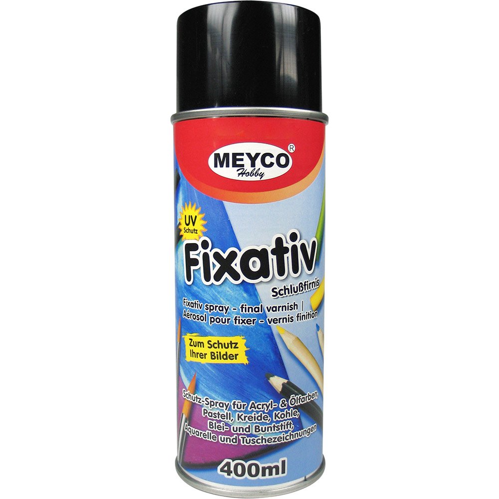 Fixativ Spray Akryl & Olie Farver 400ml - Lim Spray - Papirgalleriet